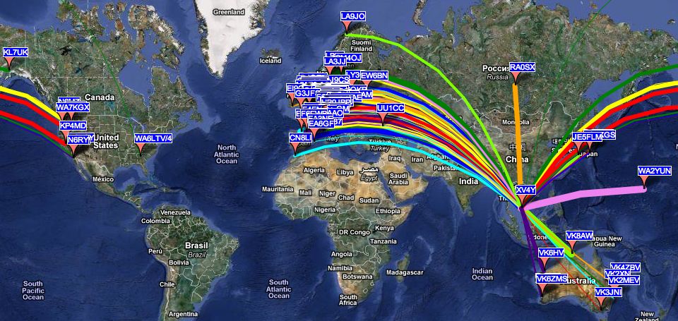Soirée d’étude de la propagation sur 20m | Archives blog XV4Y, ZL4YY