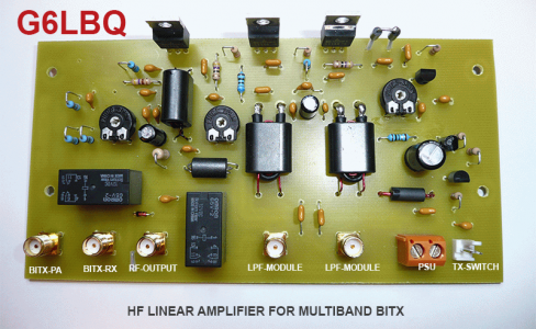 Amplificateur linéaire G6LBQ pour le Bitx multibande | Archives blog ...